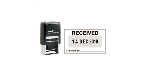 Stampila datiera cu text model 4750